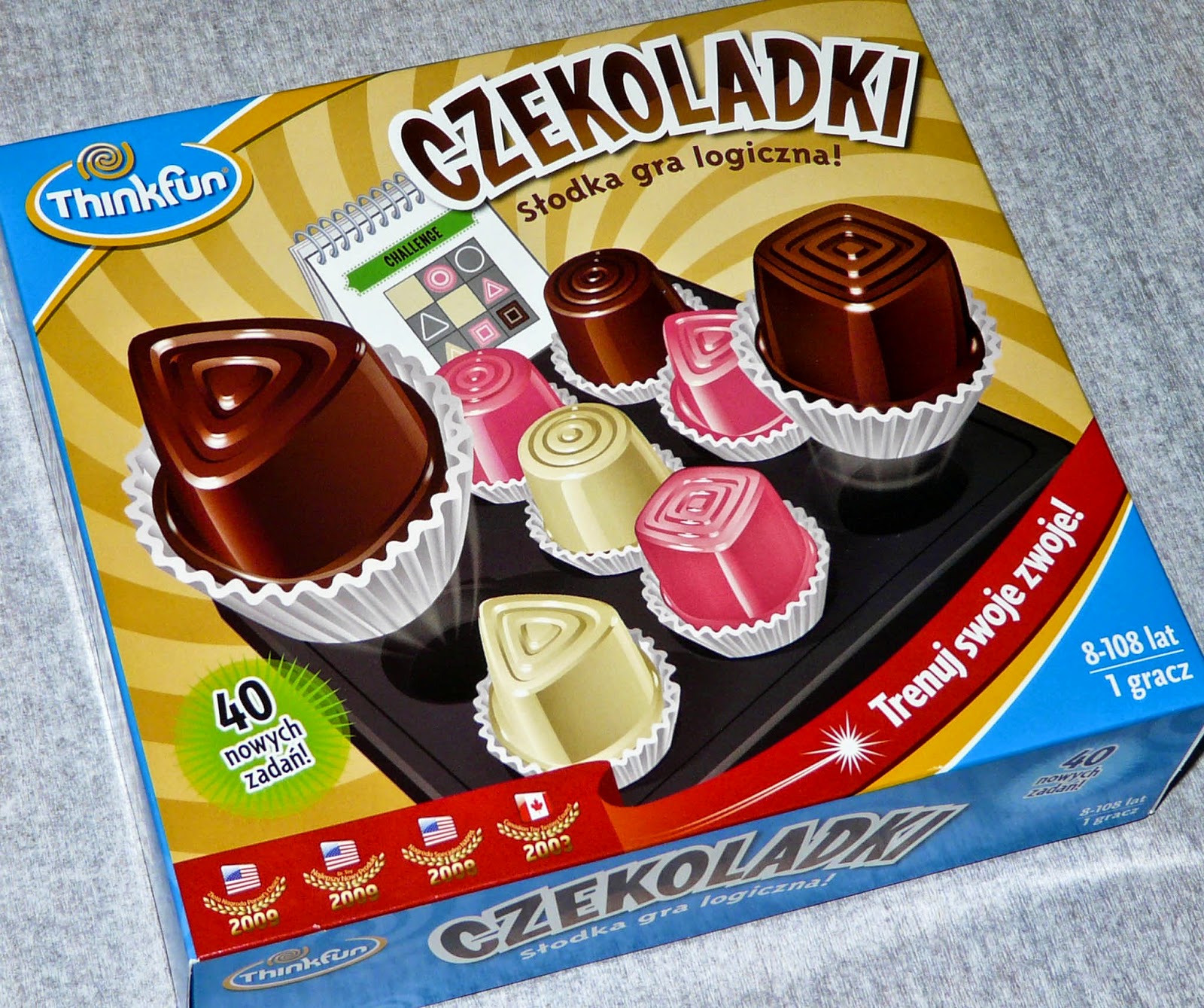 Czekoladki - słodka gra logiczna | Maluszkowe inspiracje