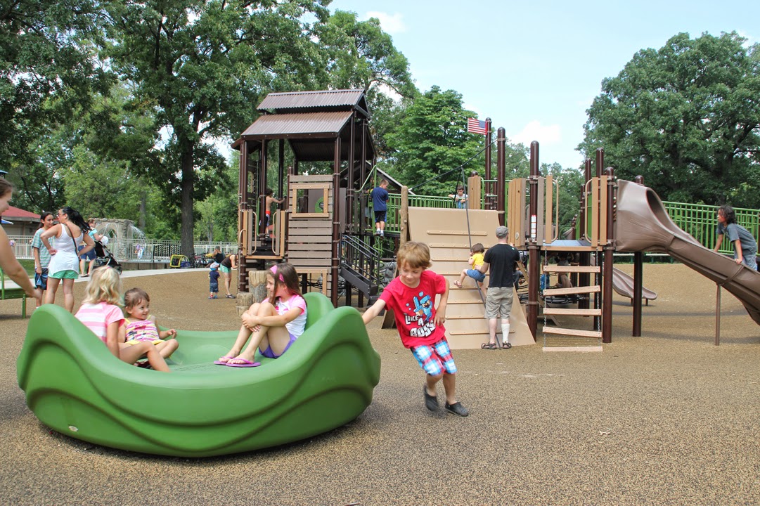 driving with the windows wide open: New playgrounds at Minnehaha Park