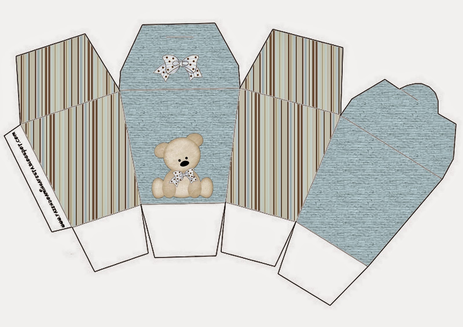 Teddy Bear Family: Free Printable Boxes. - Oh My Baby!