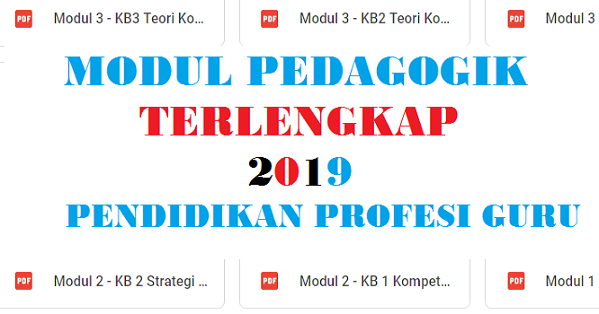 Modul PPG Pedagogik Terlengkap 2023 - 2024 - JALURPPG.ID
