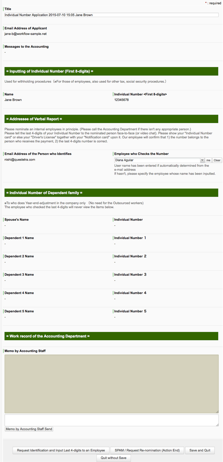 Workflow Sample: National Identification Number in Workflow (5)