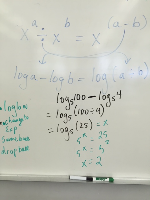 Math 30-2 Summer School 2015: Evaluating Logs using Exponents and Using ...