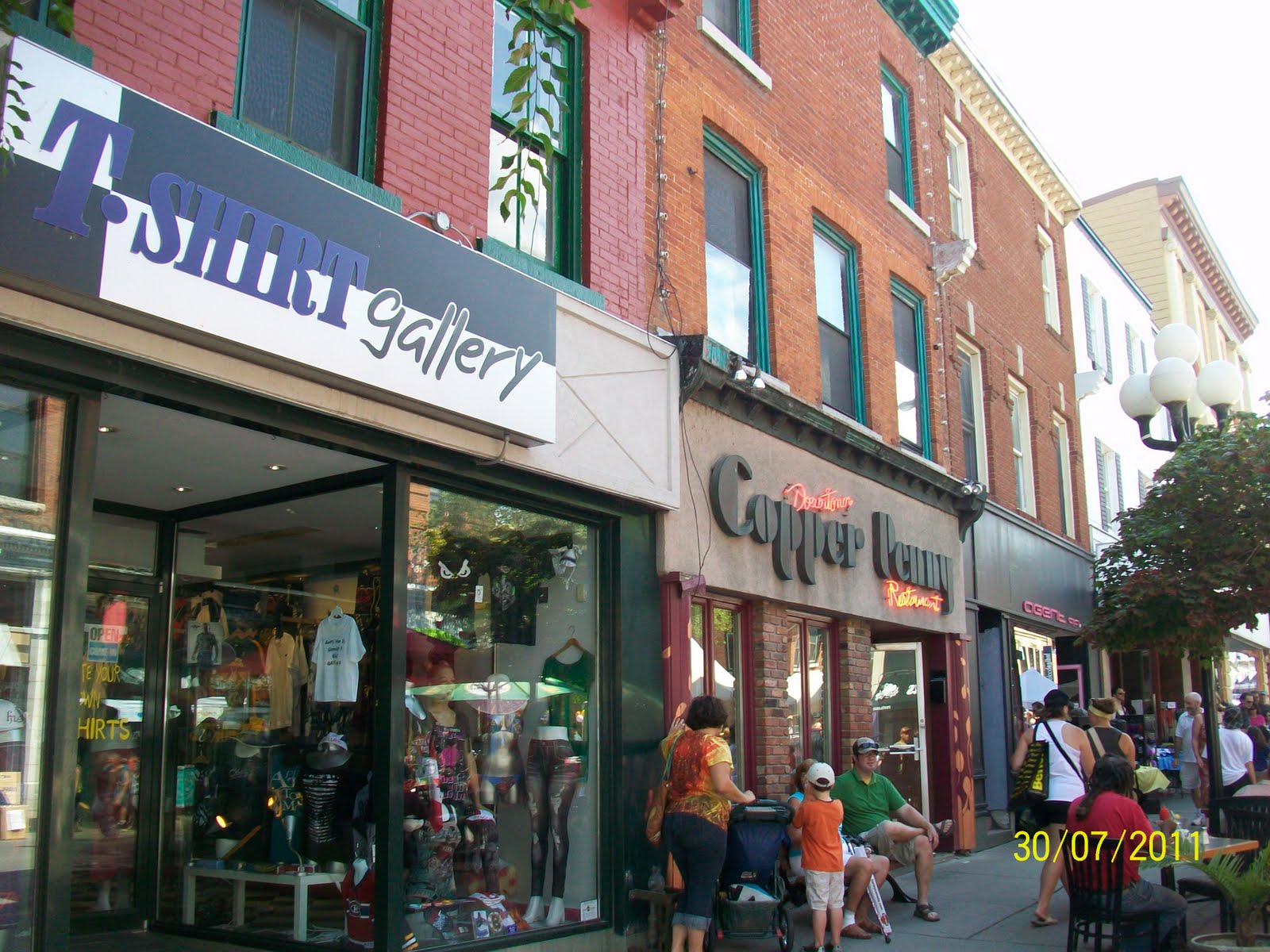 FROM MY WINDOW...: Kingston's Princess Street Promenade 2011