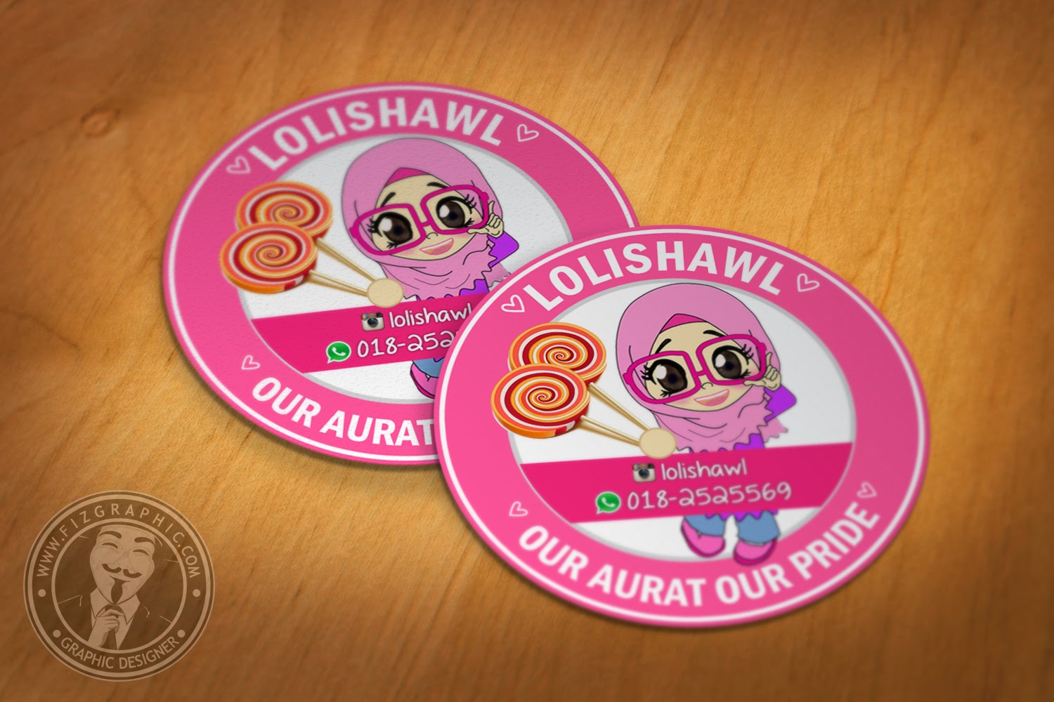 Fizgraphic: Design dan Printing Sticker #7