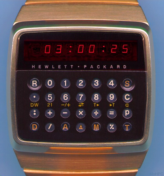 Tom's OSU: Google Android Sony SmartWatch apes HP-01 LED watch from 1977