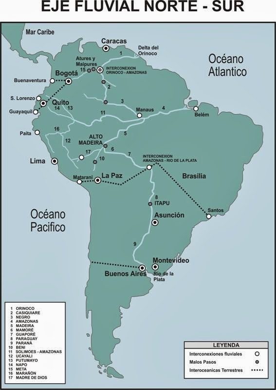 HIDROGRAFIA DE AMERICA : Ríos del Continente Americano
