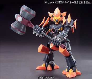 大光明株式會社: 2011年7月 模型 紙箱戰機 LBX Custom Weapon 001-003 各380日圓