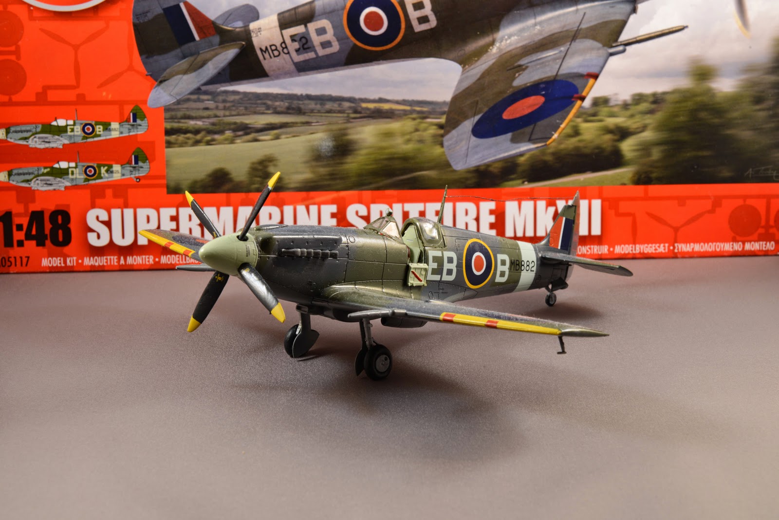 Scale models Jan Remco: Supermarine Spitfire MKXII
