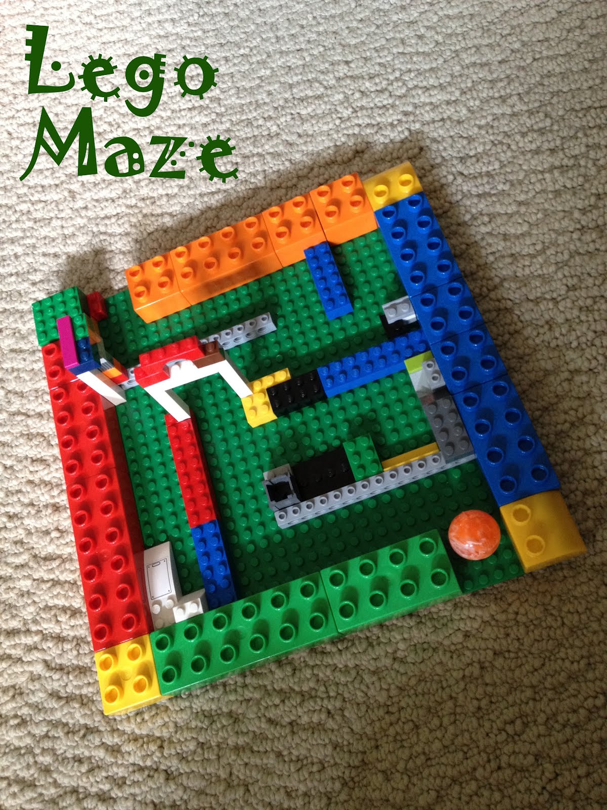 The Hippie Housewife Homeschools: Lego Maze