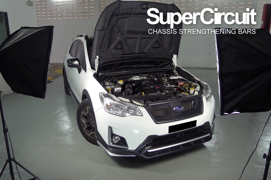 SUPERCIRCUIT CHASSIS STRENGTHENING BARS: Subaru XV Front Strut Bar
