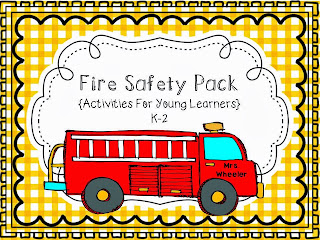 Mrs. Wheeler's First Grade Tidbits: Fire Prevention Week