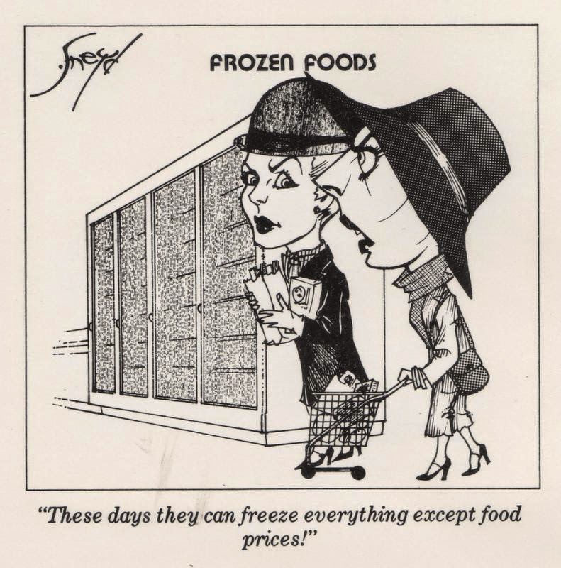 dougsneyd: Food Price Increases: Single-Panel Cartoons, 1975-1977
