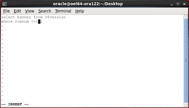 Oracle Database 12c Release 2 - SQL*Plus History Command