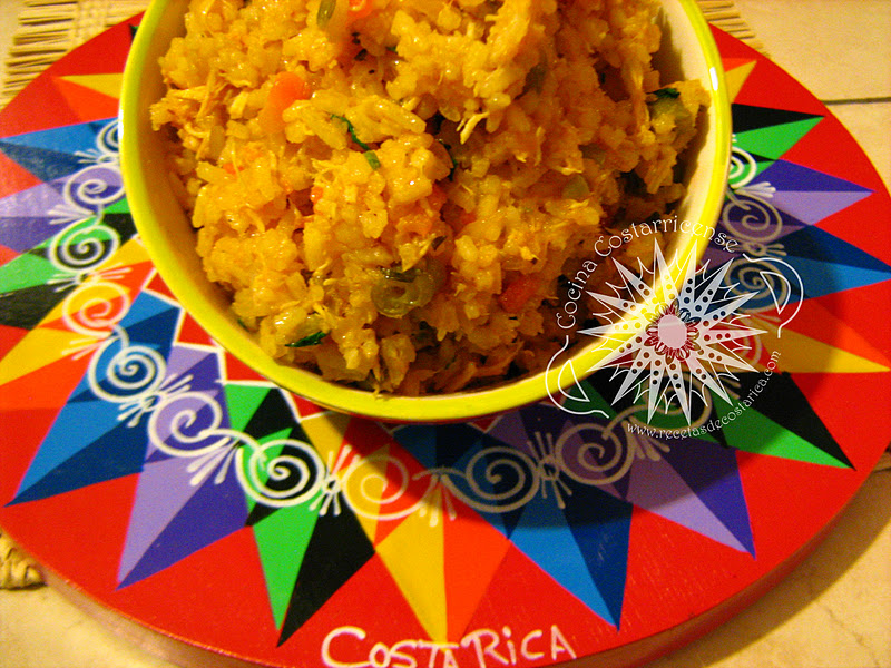 Cocina Costarricense: arroz guacho