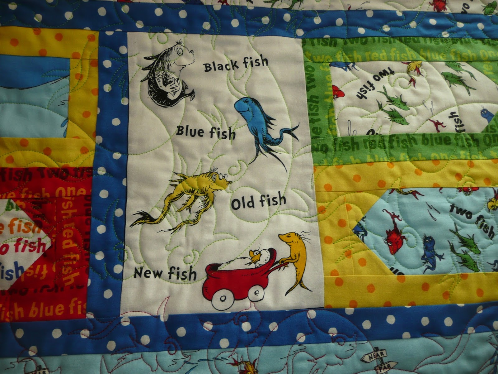 Acorn Ridge Quilting: One Fish Two Fish Red Fish Blue Fish Quilt