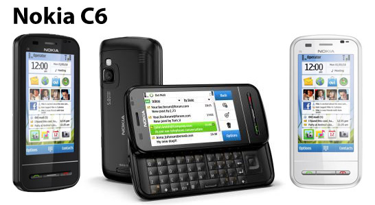 Electronic Products Gallery: Nokia C-6 Features And Specifications