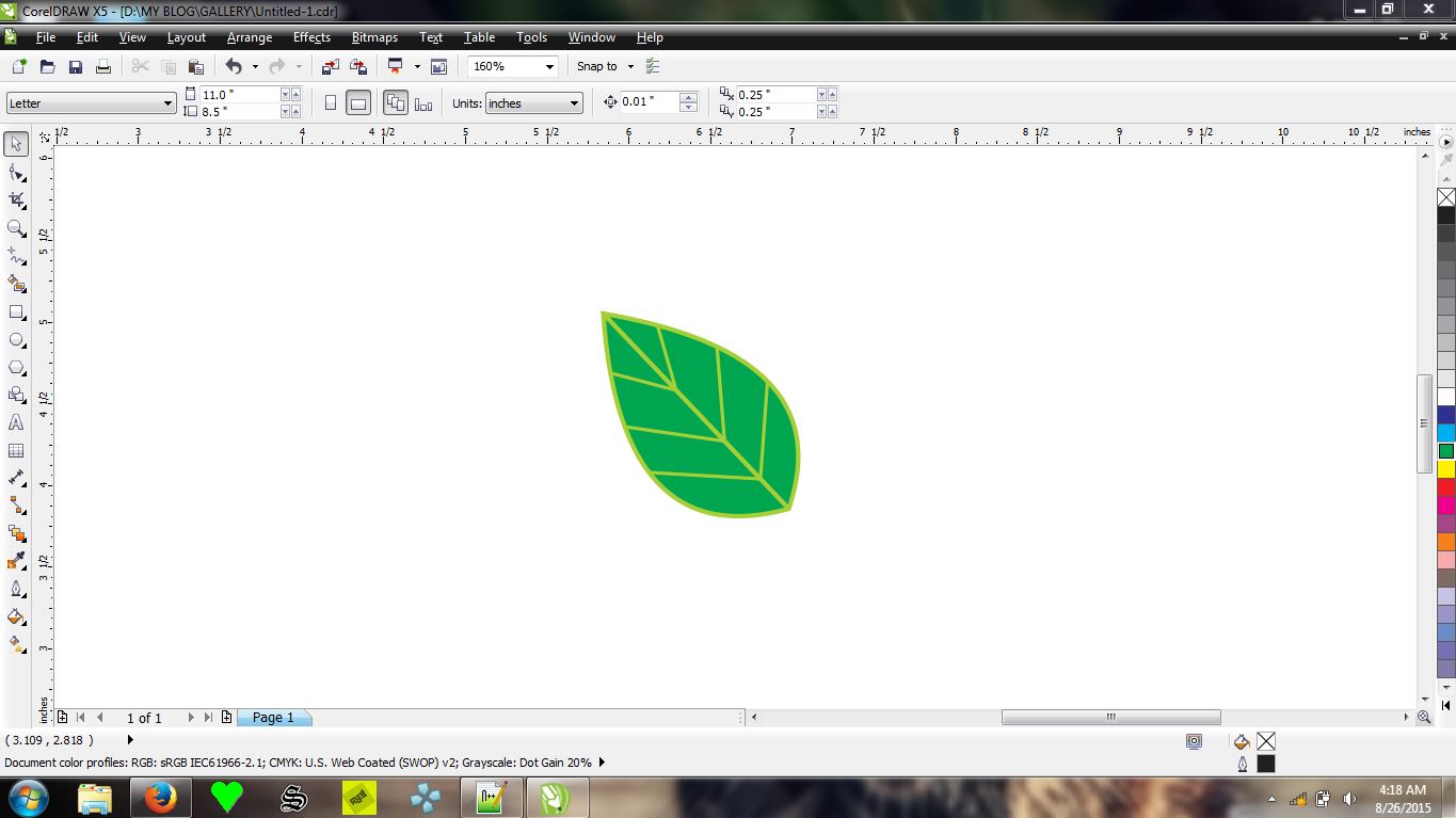 Cara Mengaplikasikan Shape Tool (Tutorial Membuat Daun) Corel Draw ...