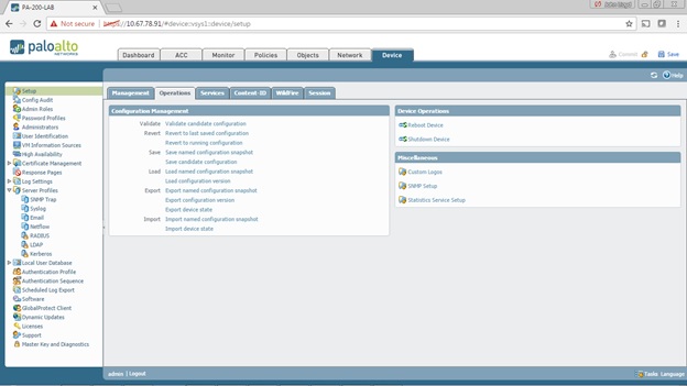 My Palo Alto Networks PCNSE Journal: Configuring Syslog, SNMP and ...