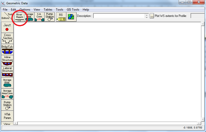 HEC-RAS Tutorial: Geometric Data File