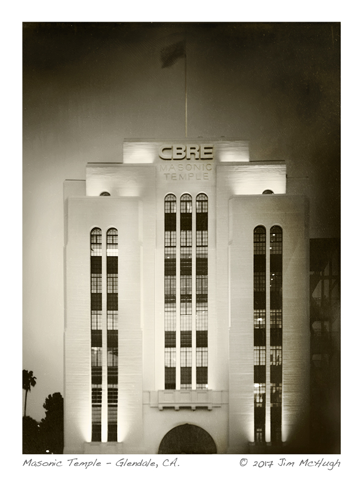 Jim McHugh: Just One More : The Historic Masonic Temple - Glendale