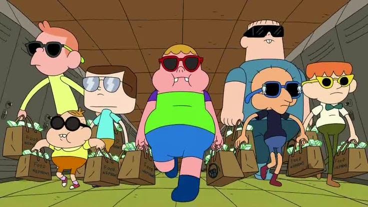 Boca Aberta: Personagens da série " Clarêncio, o Otimista