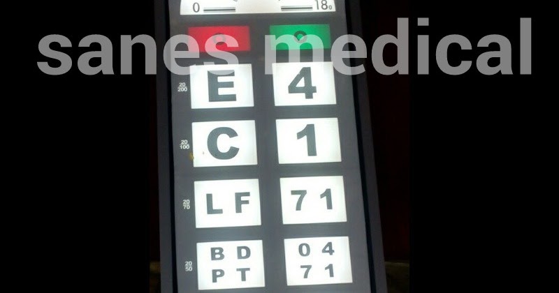 Sanes Medical: Alat Test Mata Visus Rabun Silindris REMOTE CONTROL SSM ...