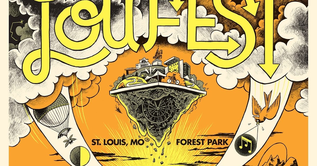 Zettwoch's Suitcase: LouFest 2016 Poster