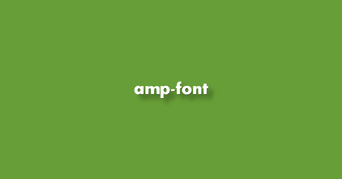 Amp-font