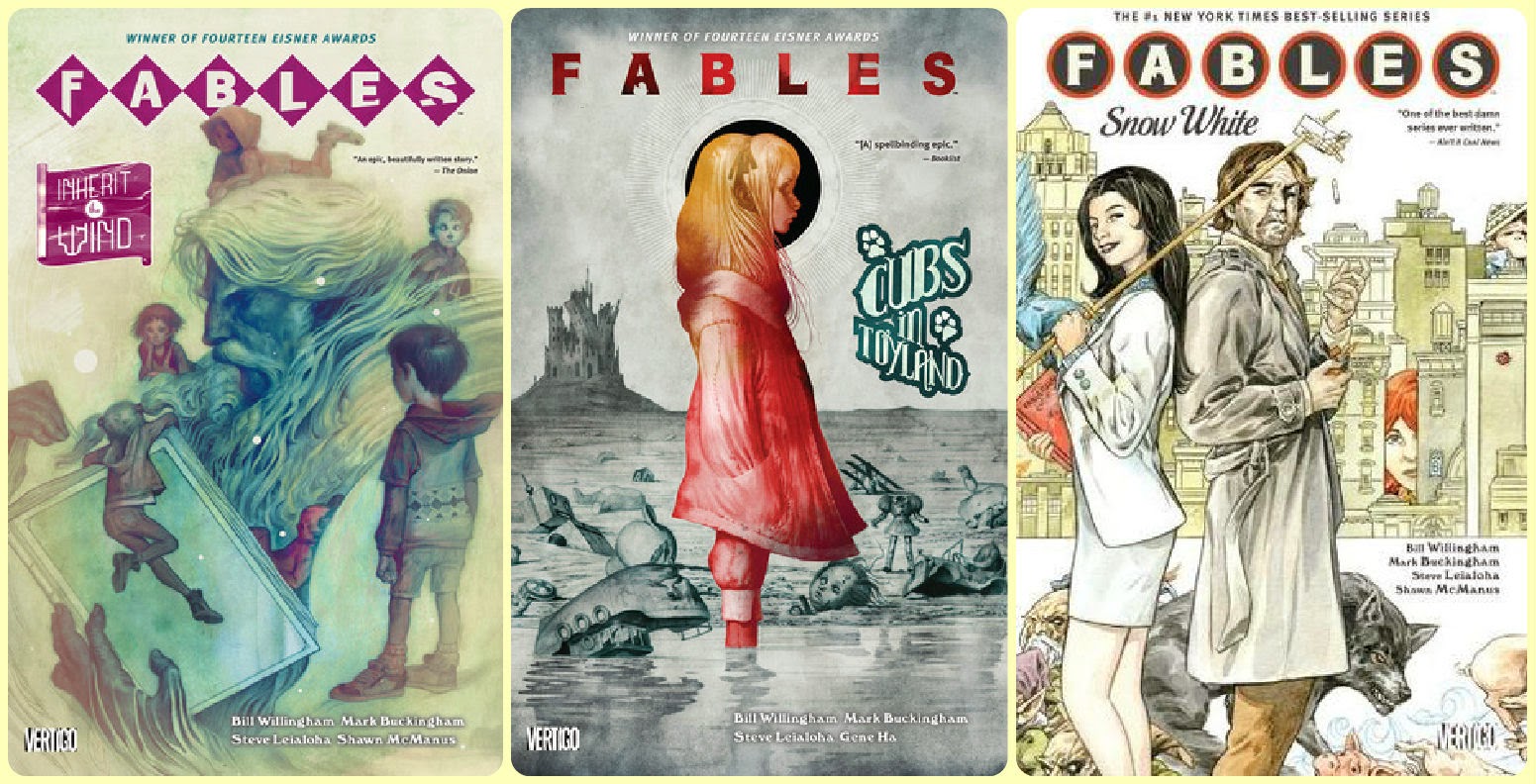 Don't Be Afraid of the Dork: REVIEWS: Fables Vols 17-19 by Bill Willingham