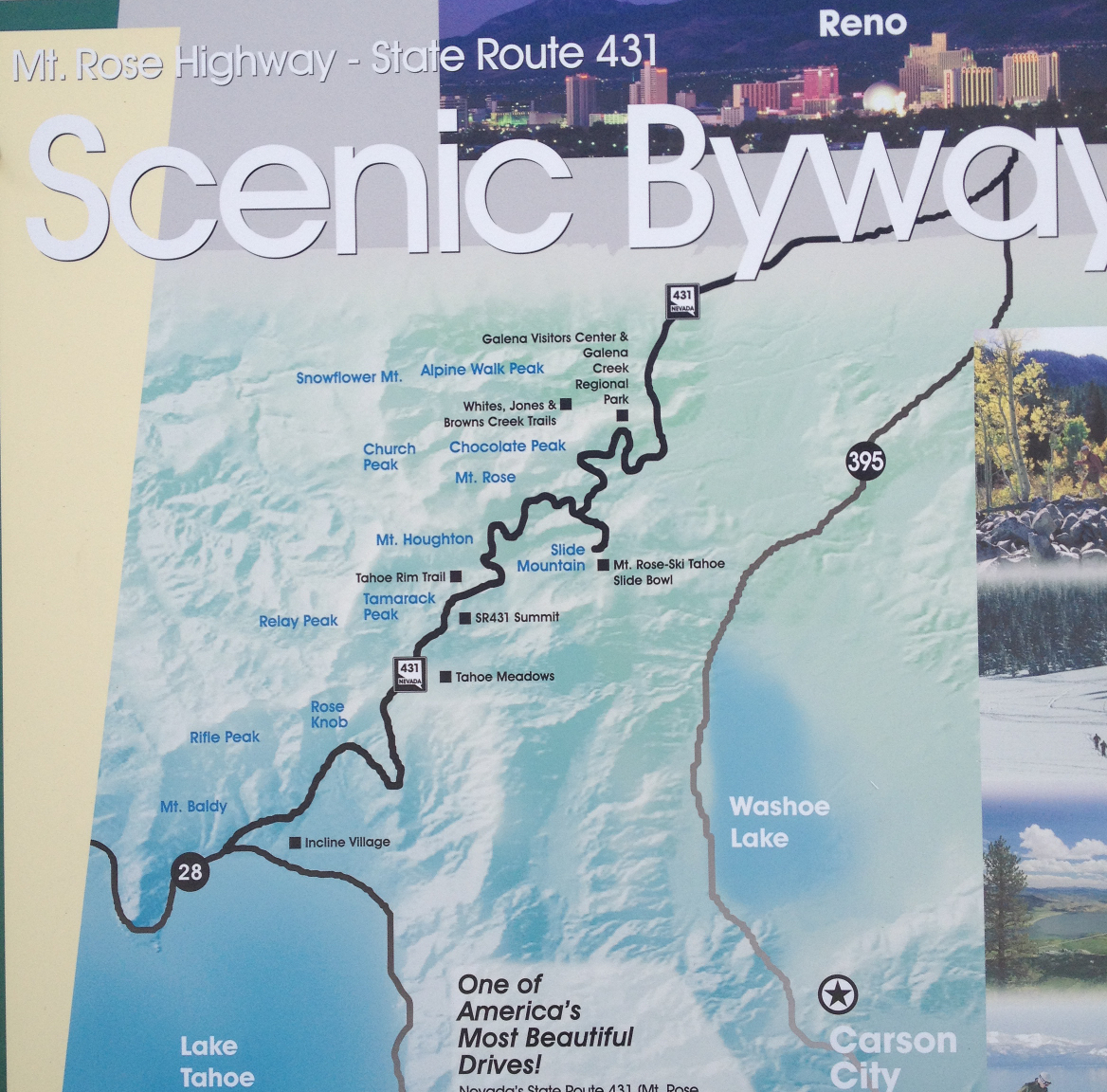 A Mystery Writer's Notes From Tahoe: Best Drives In Tahoe - Mt. Rose ...