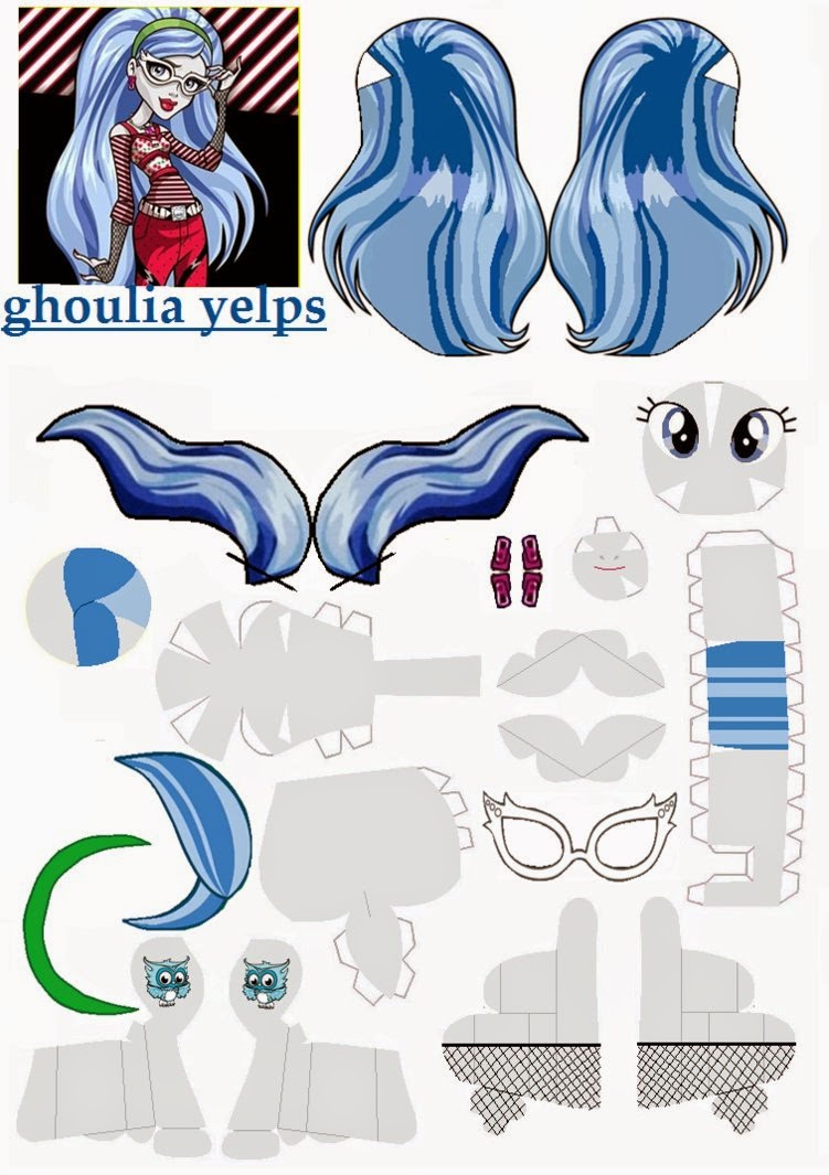 Santa Clara Artesanato: Papercraft Monster Hight