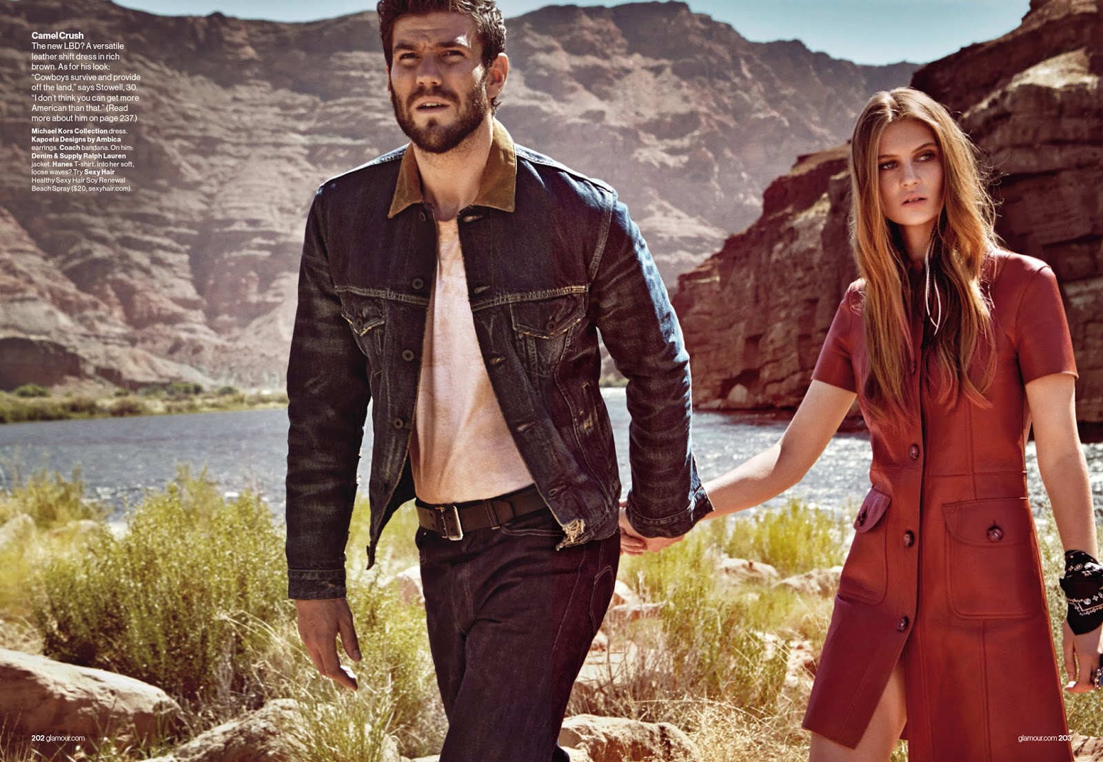 west dressed: florence kosky and austin stowell by victor demarchelier ...