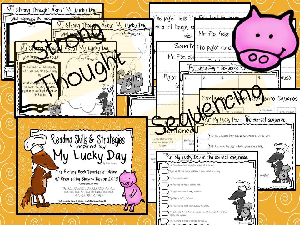 My Lucky Day by Keiko Kasza - Teaching Ideas | The Picture Book Teacher ...