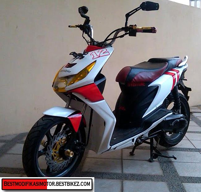 Modifikasi Motor Honda Beat Putih - Gambar Modifikasi Motor Terbaru