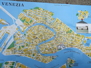 Map of Venice, Italy