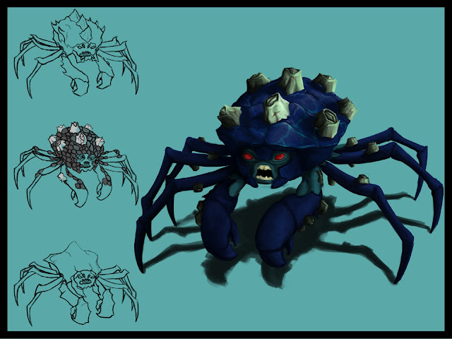 Jeff Robbins Art Blog: Water Crab Concept