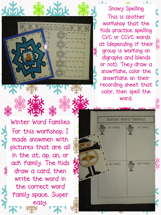 Winter Workshops - Primary Press