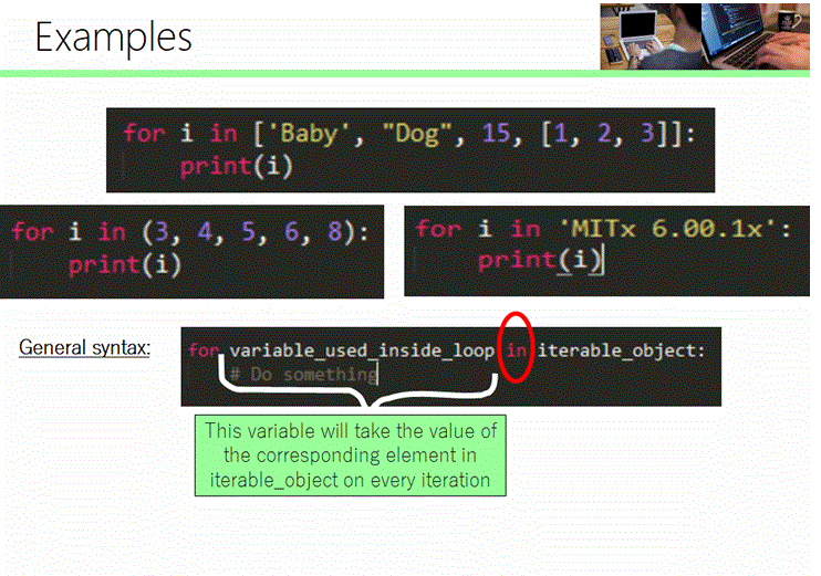 Iterating over Lists and Tuples: BEHIND THE SCENES! Iterating over Lists and Tuples: BEHIND THE SCENES!