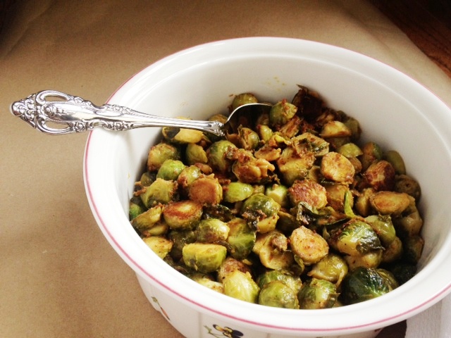 Savory, Sweet + Spicy: Stir-Fried Brussels Sprouts With Umami Sauce