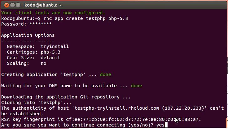 OpenShift rhc 安装后的第一次设定（setup指令） - 程序员大本营