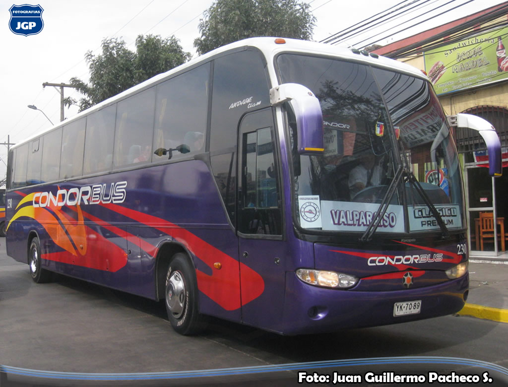 Buses en Chile | Juan Guillermo Pacheco S.: Condor Bus | N° 230.-
