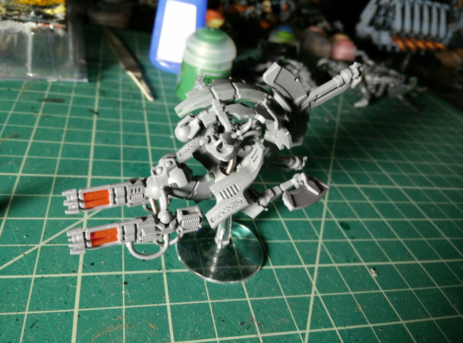 Necron Army Work in Progress pics: Tomb Blade Conversion and Magnetization