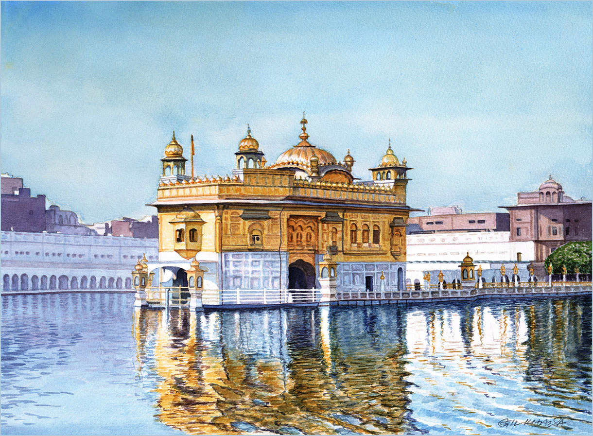 Wallpaper Golden Temple | hd wallon