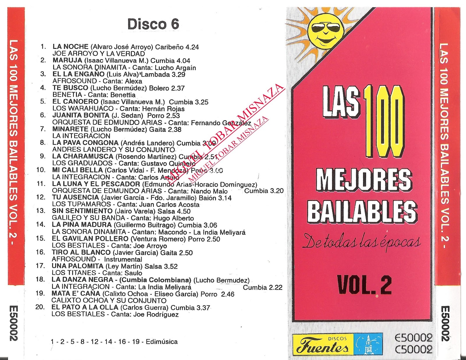 MELODIAS DE COLOMBIA: LAS 100 MEJORES BAILABLES DE TODAS LAS EPOCAS VOL ...