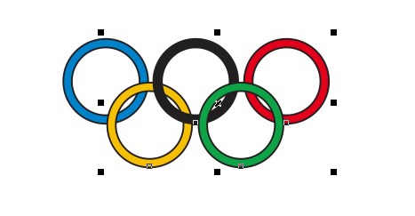 How to Create the Olympic Logo Using CorelDRAW