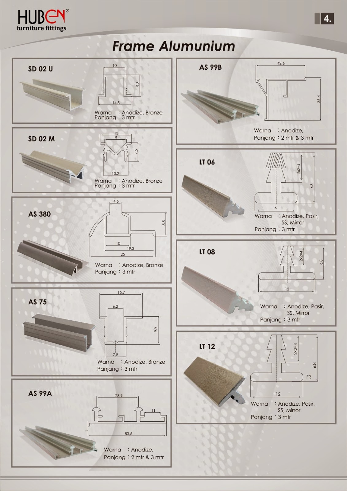 Produk Huben: KATALOG HUBEN EDISI 01