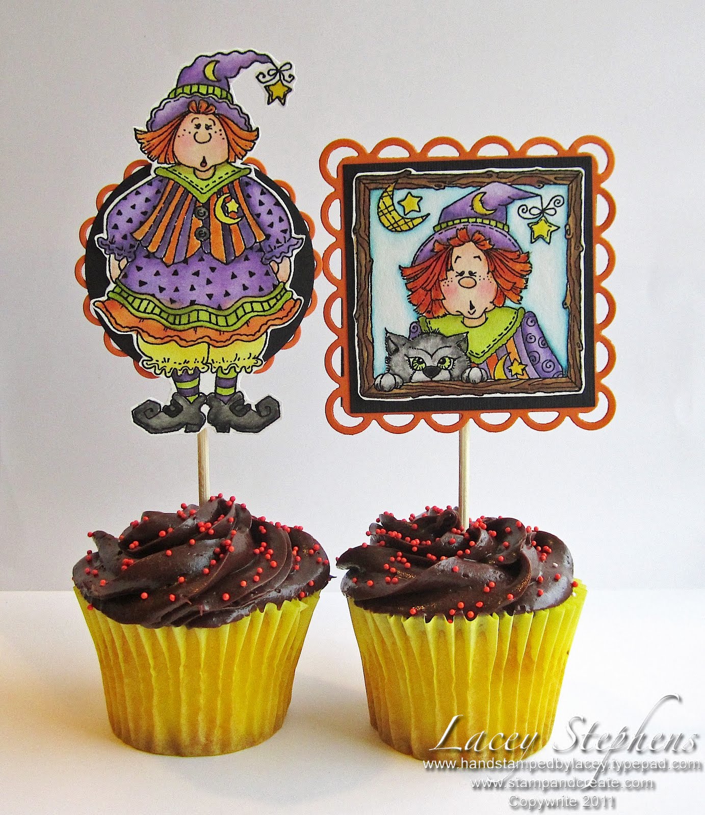 High Hopes Stamps: Tutorial: Cupcake Topper by Lacey
