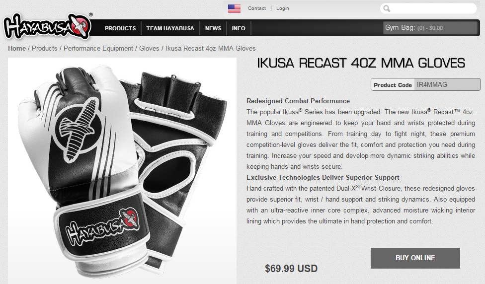 Product Review: Hayabusa Ikusa Recast 4 oz MMA Gloves