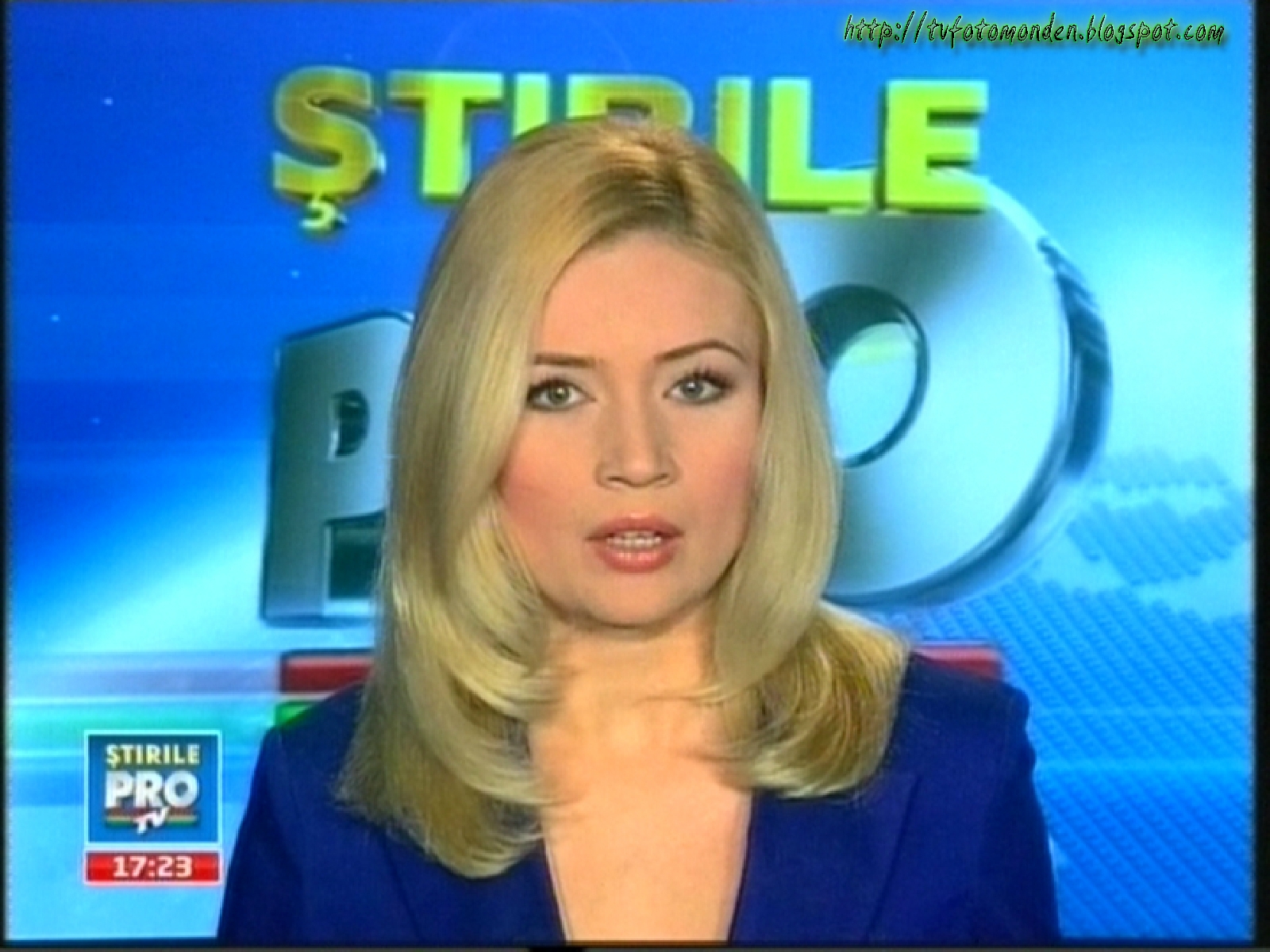 tv foto monden: Alina Nicodim - reporter PRO TV Iasi