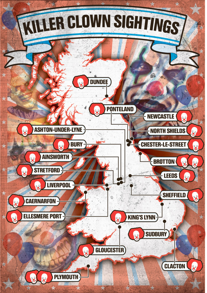 Twilight Language: Top Ten Creepy Clown Clusters of 2016